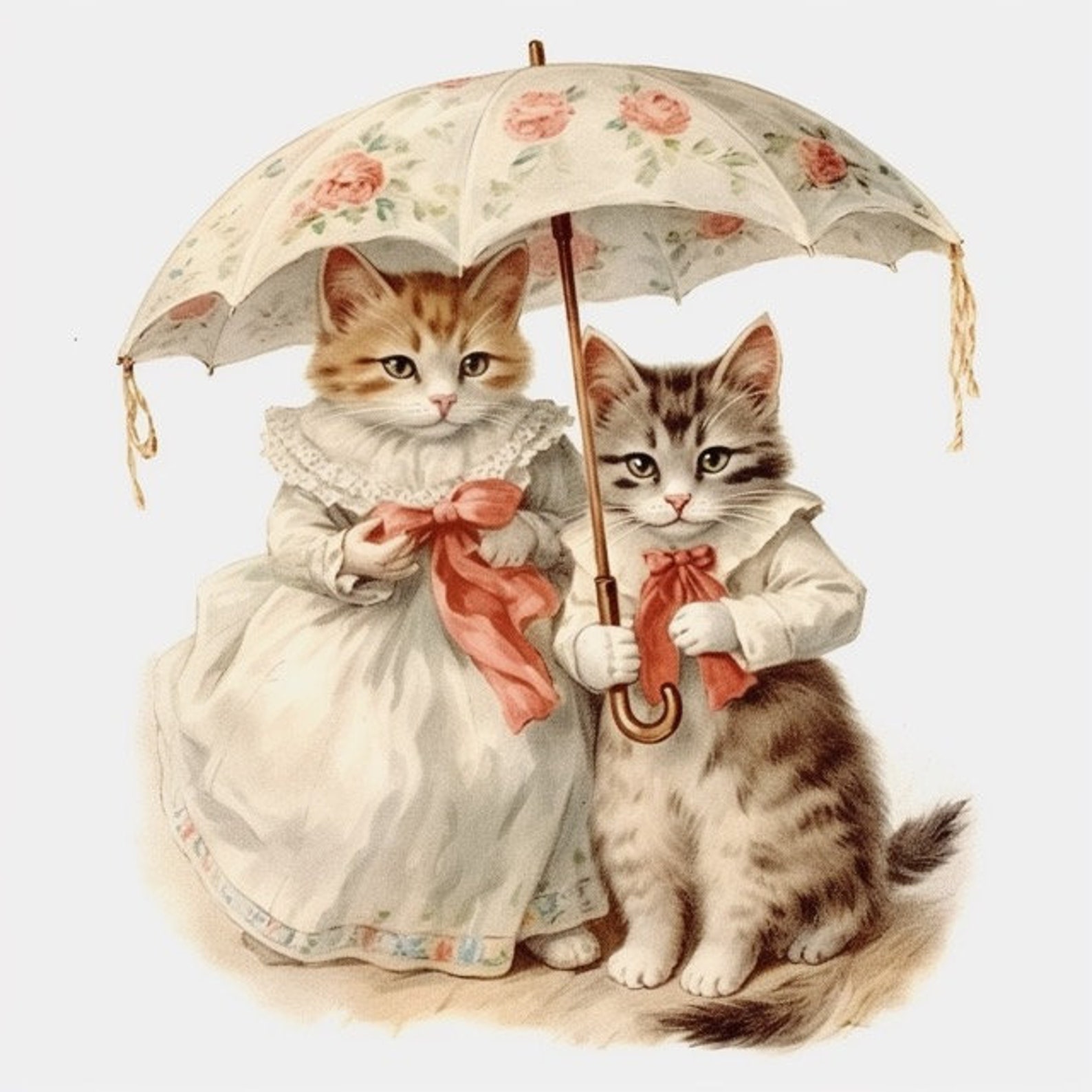 Cute Cat Kitten Couple Clipart Clip Art 8 PNG Format Instant Download ...