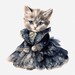 Baroque Kitten Cat Kitty Clipart 8 High Quality JPG, Digital Download ...