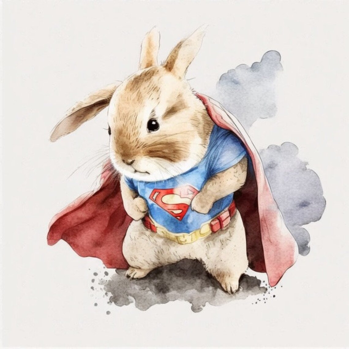 Super Hero Bunny Rabbit 4 PNG Format Instant Download for - Etsy