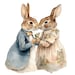 Cute Bunny Rabbit Bride and Groom Wedding Clip Art 4 PNG Card Making ...