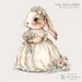 Bunny Rabbit Bride Wedding Clipart 8 High Quality JPG Digital Download ...