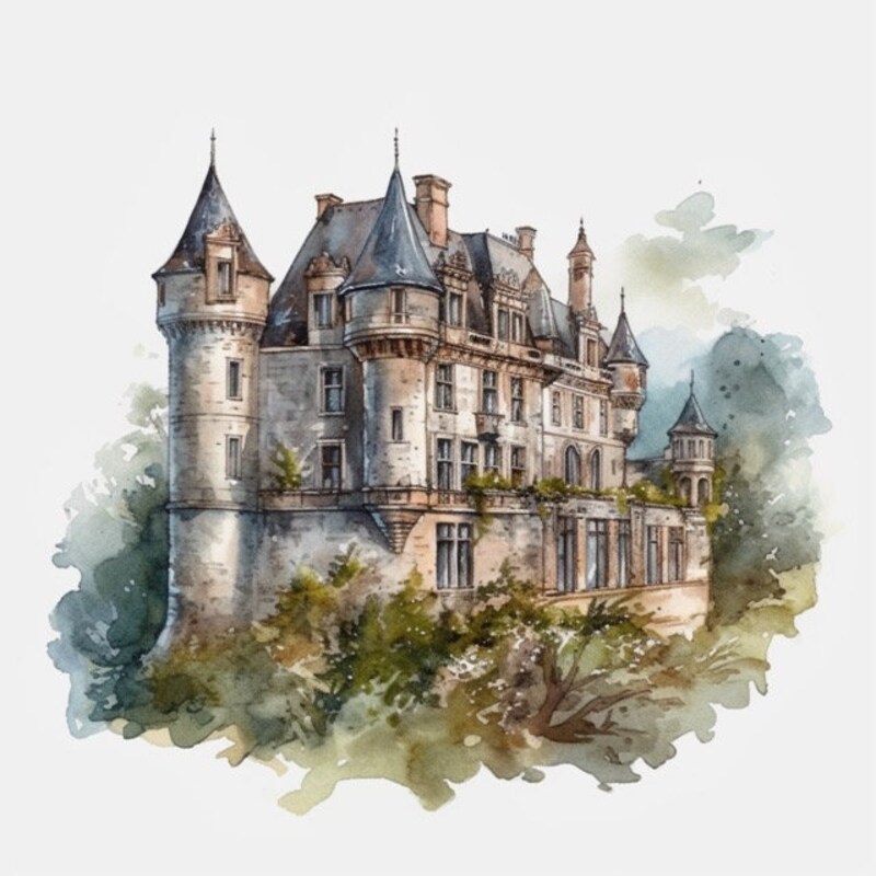 French Castle - Etsy