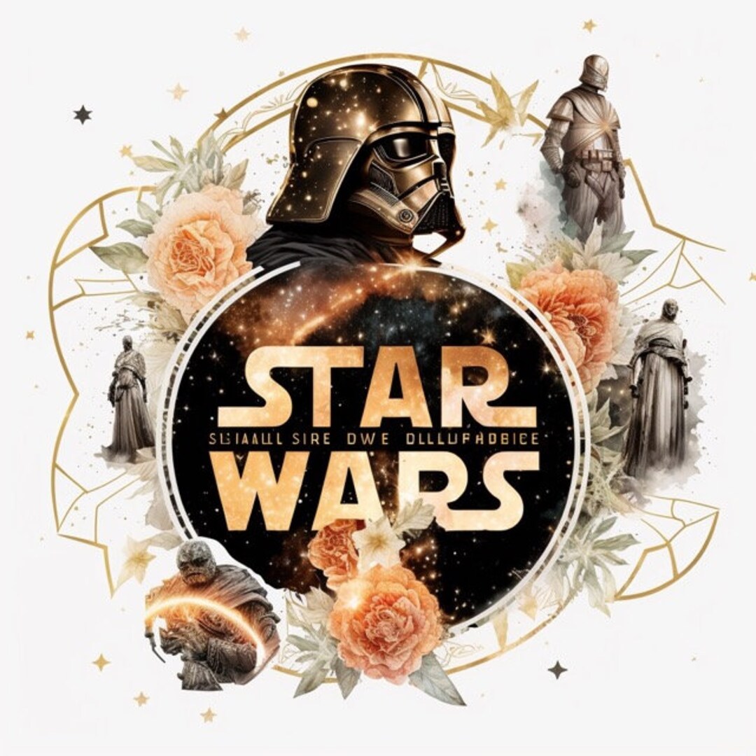 Star Wars Clipart, 8 High Quality JPG Watercolor Art, Digital Download ...