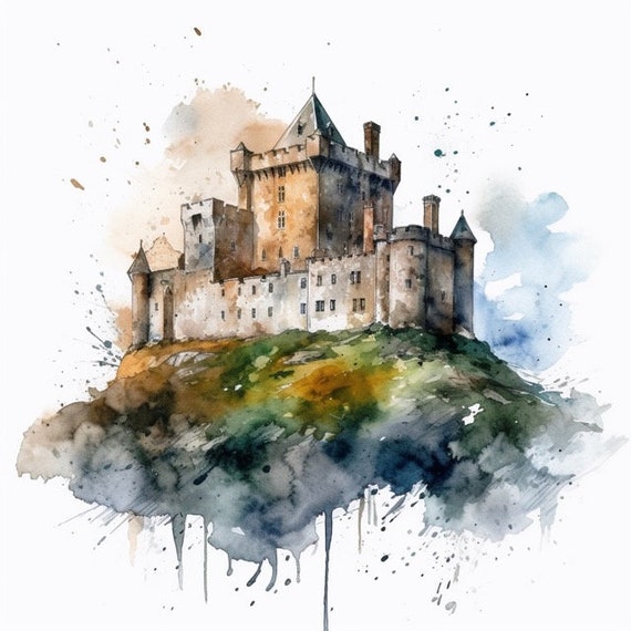 Irish Castles Clipart