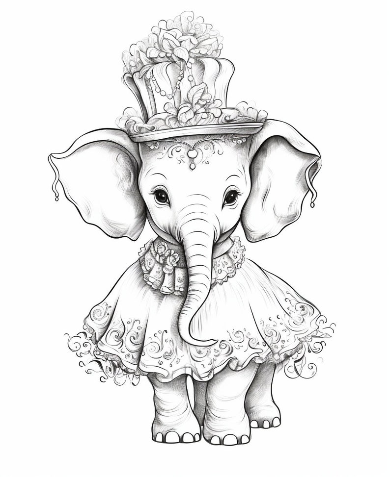 Children's Coloring Book 50 PAGES Kids Ages 4-8: - Etsy