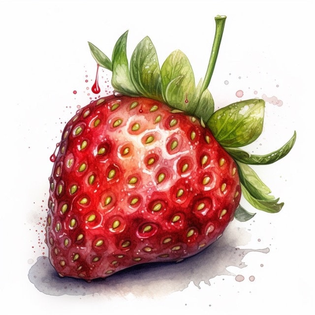 Fraise aquarelle Clipart Clip Art 8 PNG format téléchargement ...