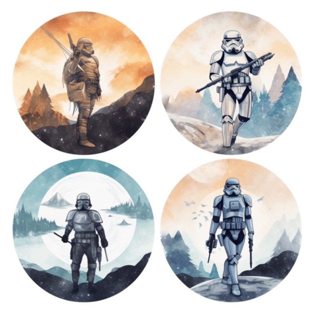 Star Wars Clipart Clip Art 4 PNG Format Instant Download for Commercial ...