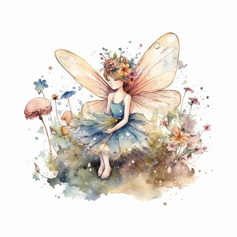 Magical Fairy Clipart 8 High Quality JPG Art Digital Download - Etsy