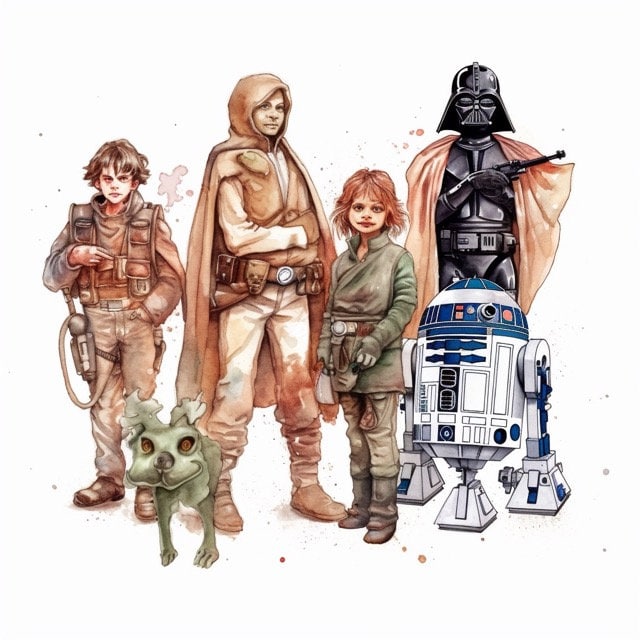 Star Wars Clipart Clip Art 8 PNG Format Instant Download for Commercial ...