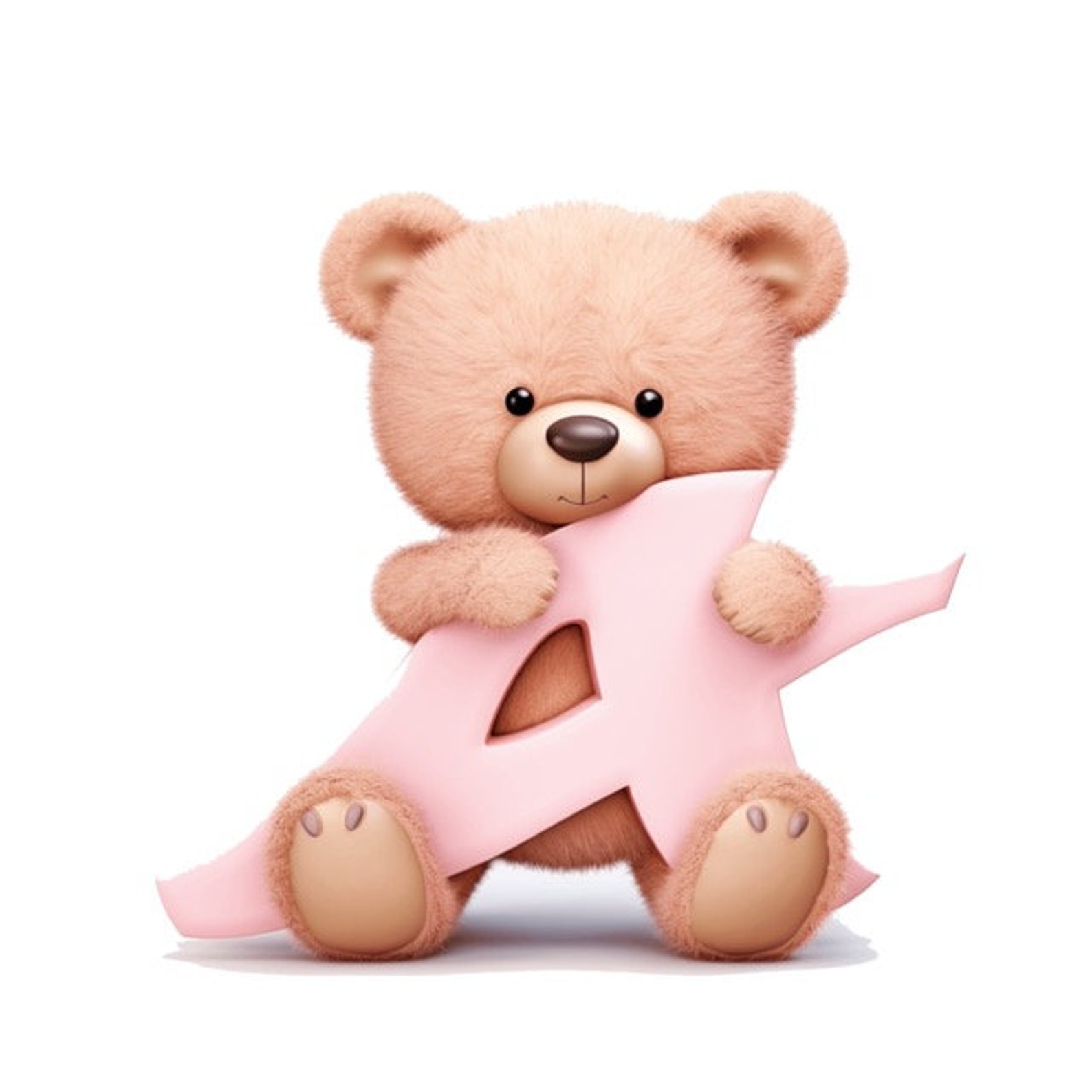 Letter a Teddy Bear Clipart 4 PNG Card Making Paper Crafts Collage Junk ...