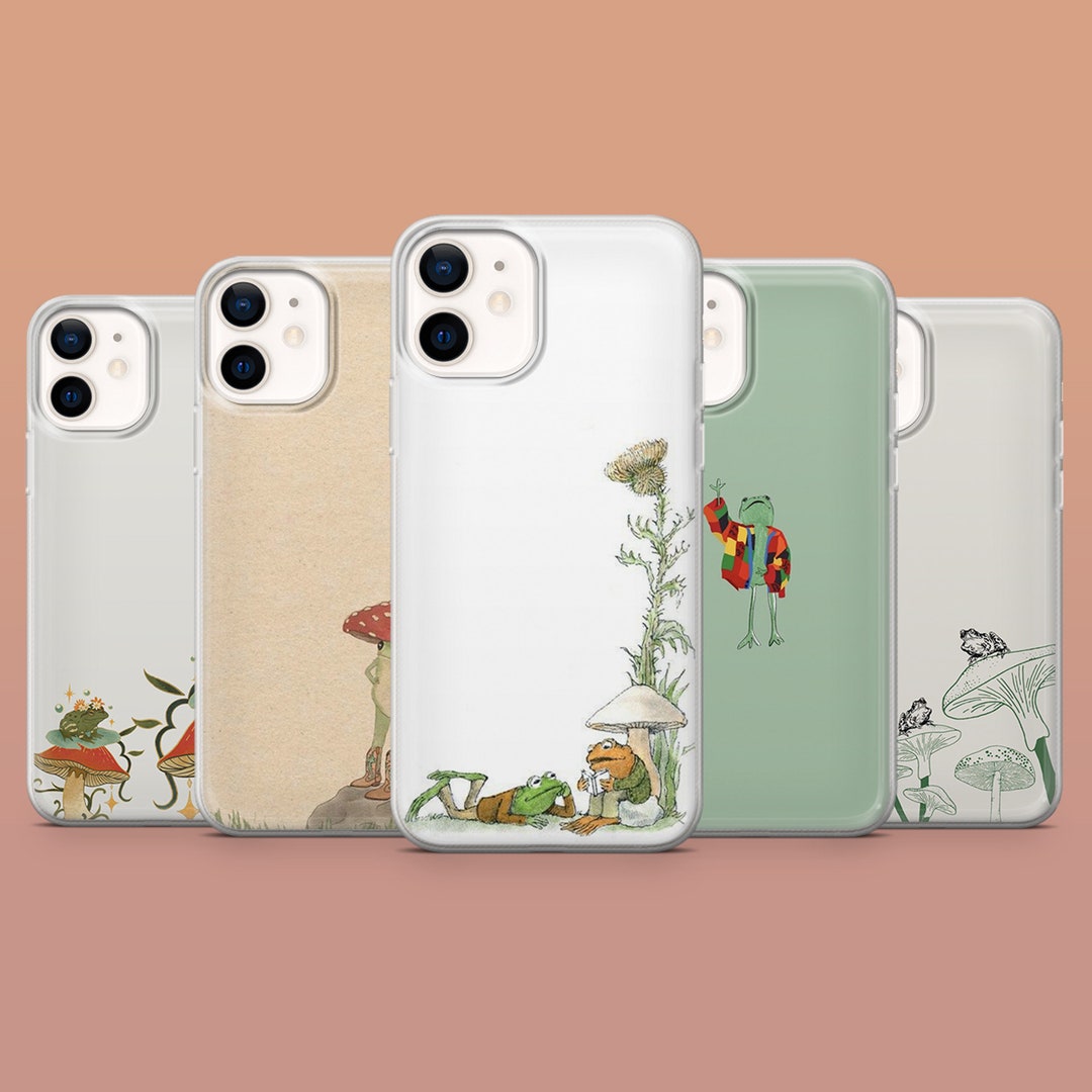Aesthetic Frog Phone Frog Art Cover for iPhone 15, 14, 13, 12, 11, X ...