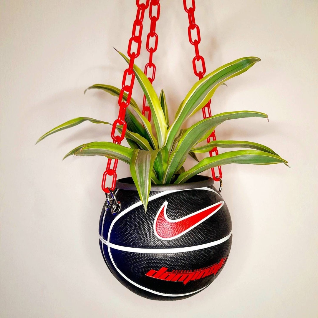 Nike Dominate Black and Red Basketball Vase. - Etsy