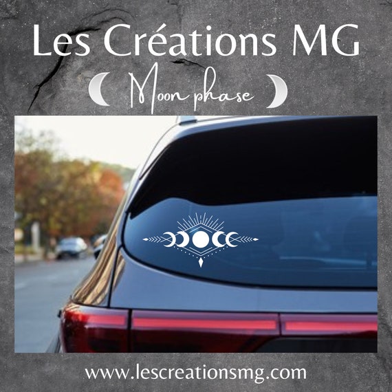 Decal for Car Moon Phase Car Decal Sticker Window Home - Etsy