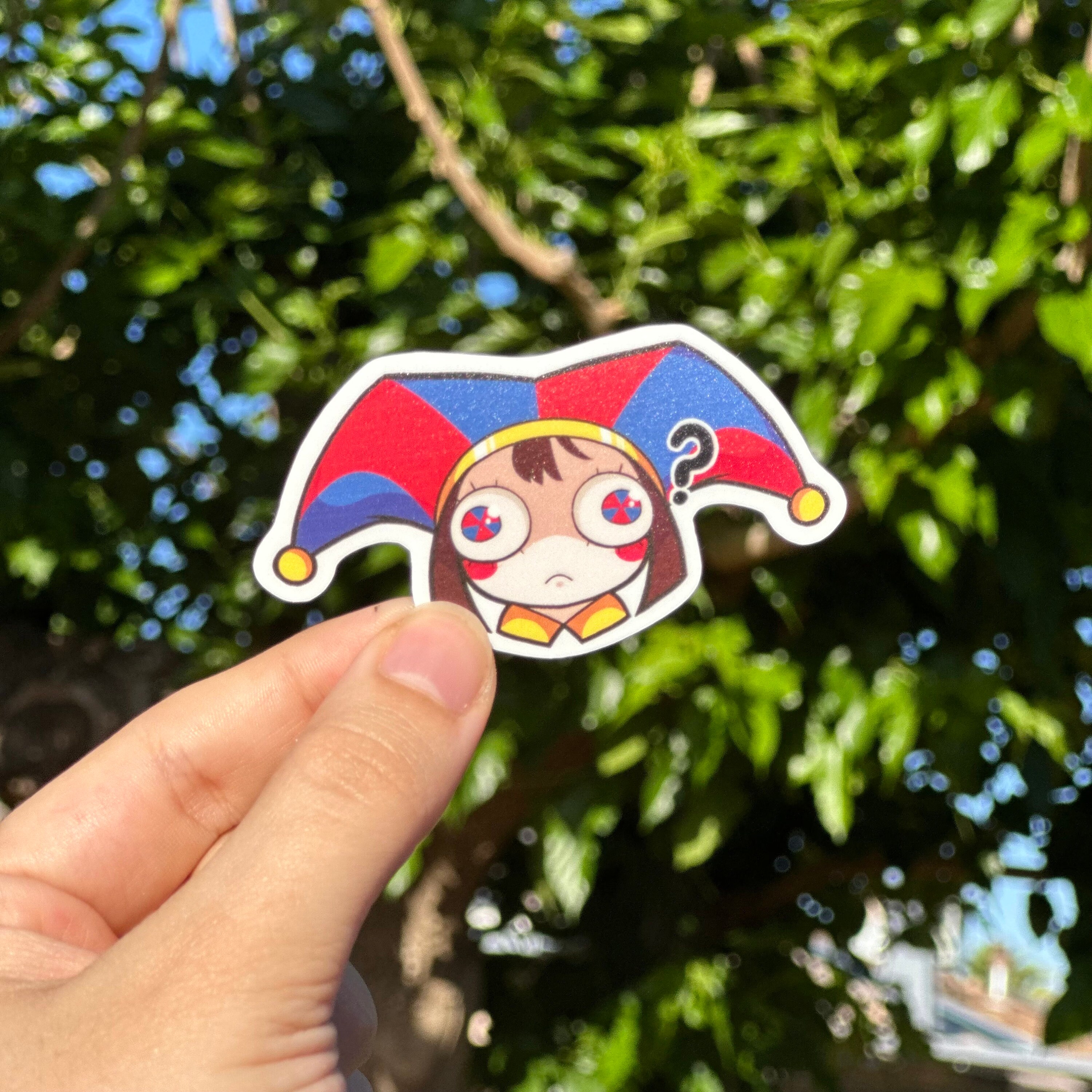 Pomni From the Amazing Digital Circus Sticker, TADG Fan Art, Cute Pomni ...