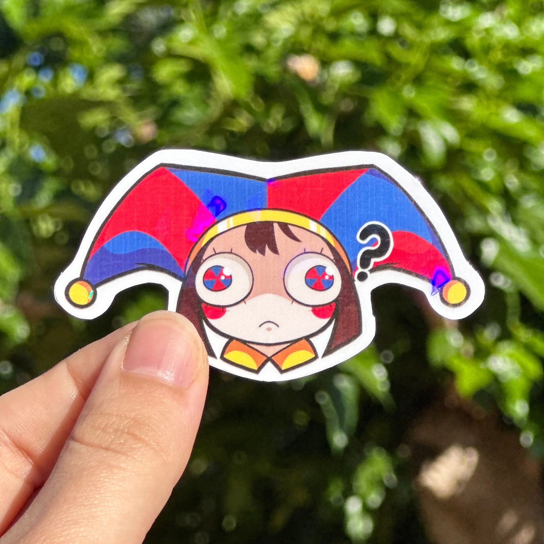 Pomni From the Amazing Digital Circus Sticker, TADG Fan Art, Cute Pomni ...