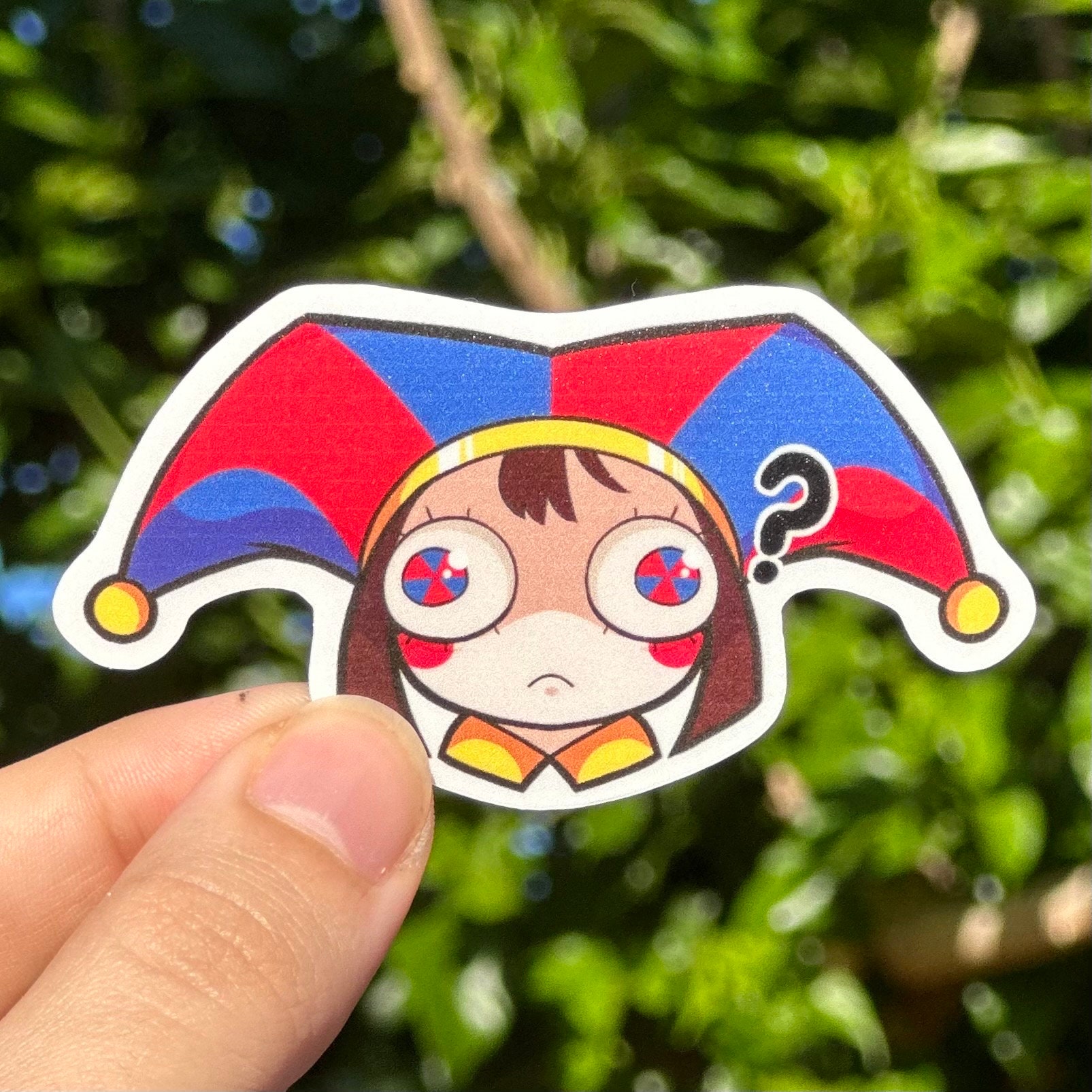 Pomni From the Amazing Digital Circus Sticker, TADG Fan Art, Cute Pomni ...
