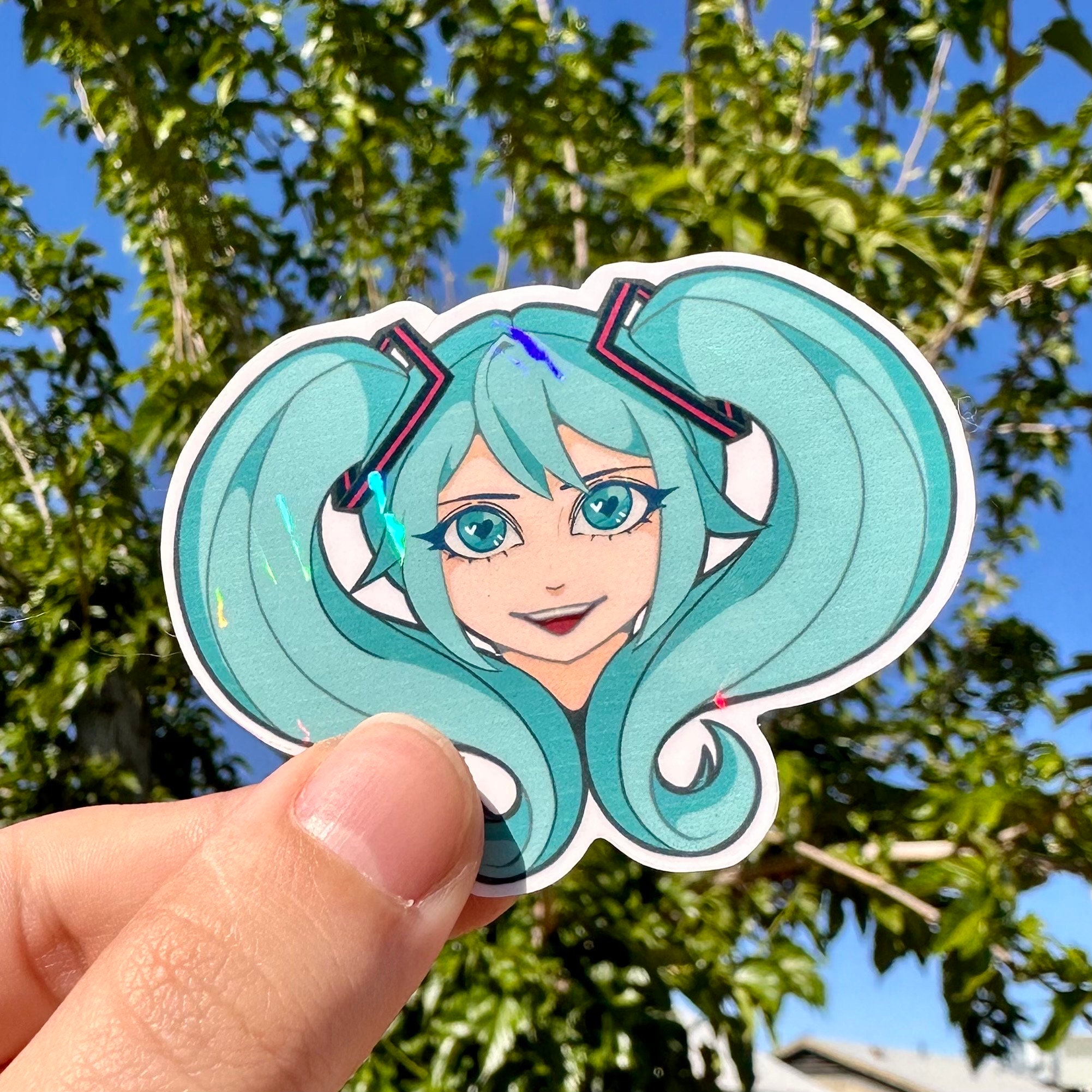 Hatsune Miku Sticker, Vocaloid Sticker, Miku Expo Sticker - Etsy