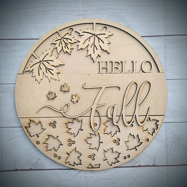 Fall Diy Door Hanger Kits - Etsy