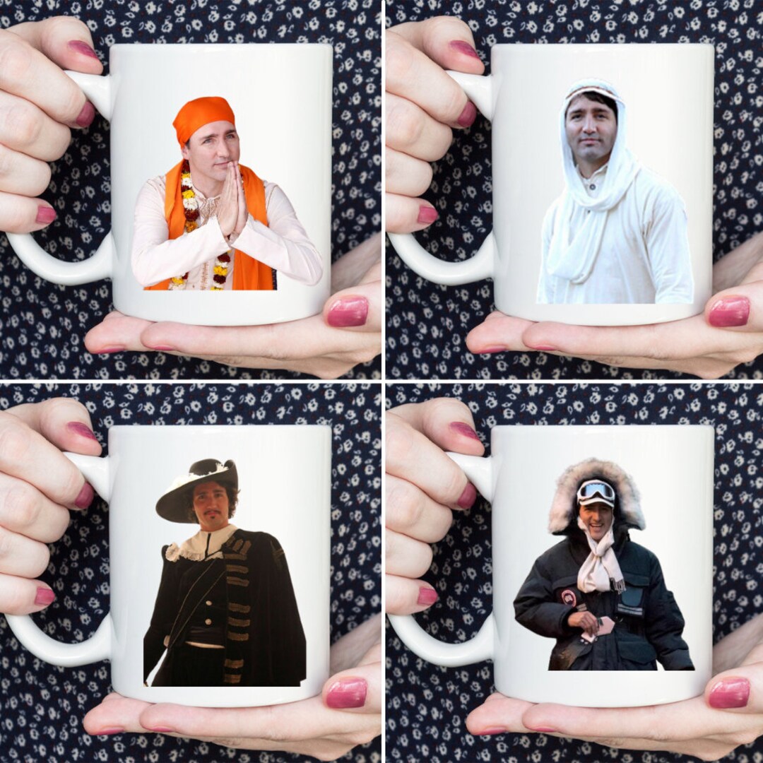 Justin Trudeau Looks - Mugs - Etsy