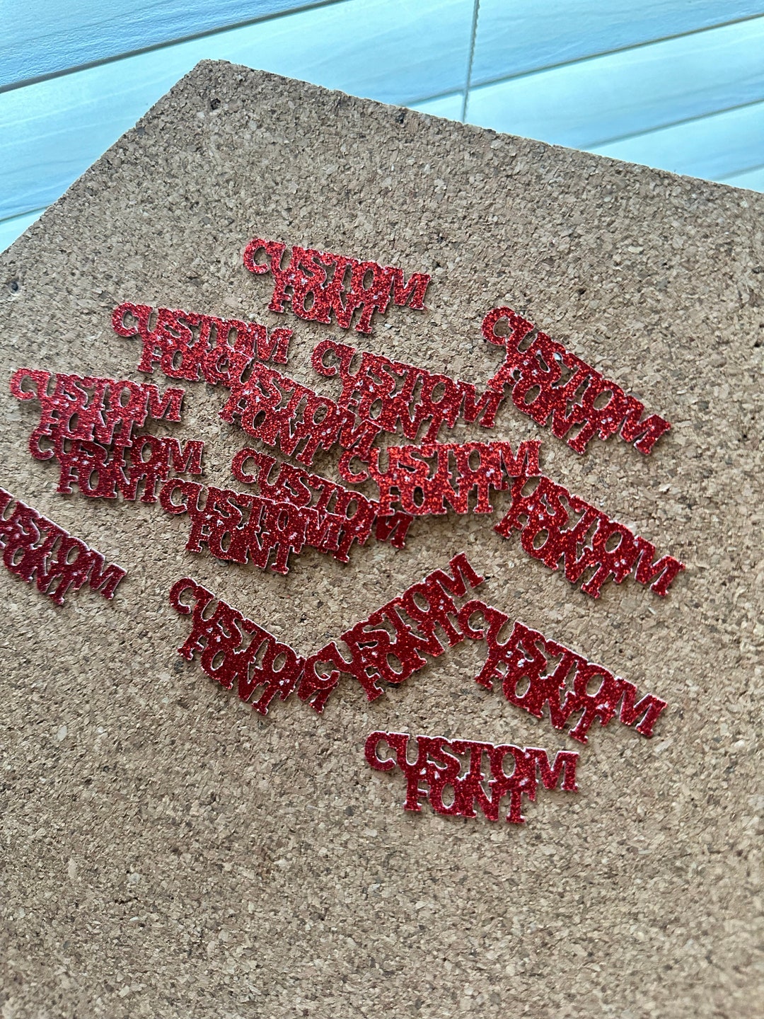 Two Word Custom Confetti| Personalized Confetti With 2 Words| Custom 2 ...