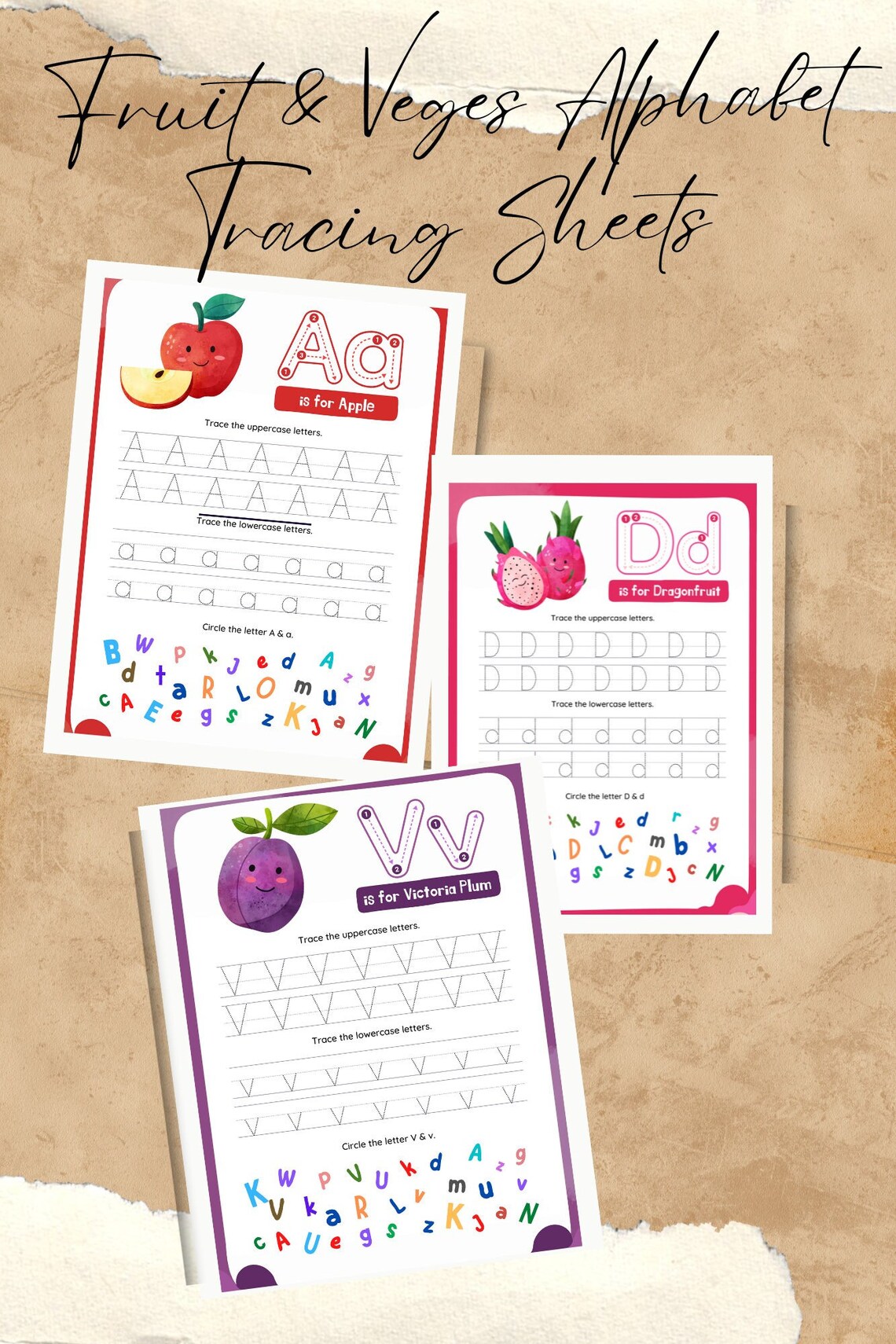 Personalised Name & Alphabet Tracing Worksheets / Tracing Activities 27 ...