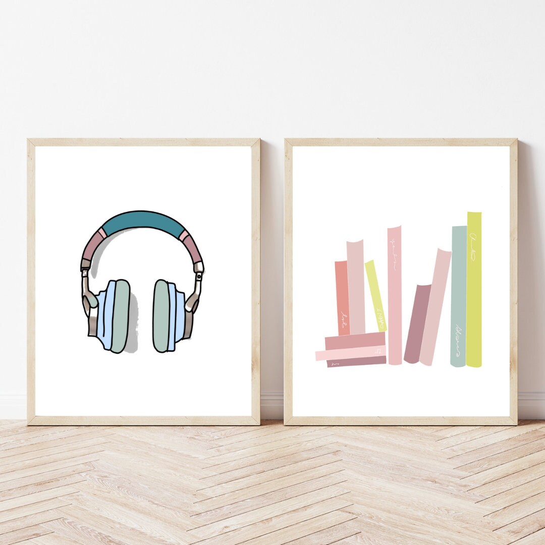 Books Digital Print. Stack of Classic Books Wall Art. - Etsy