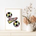 Soccer Digital Print, Girls Sports Wall Decor, Soccer and Sneaker Cleat ...