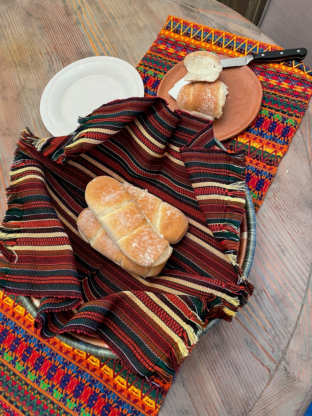 Handwoven Tortilla Mantel, Bread Cloth Warmer, Guatemalan Textile ...