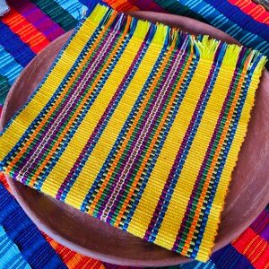 Guatemalan Handwoven Napkin, Table Home Decor, Textile Cloth, Placemat ...