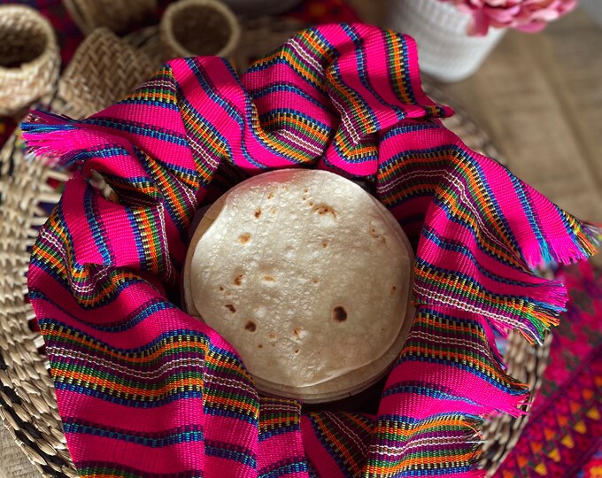 Hand-embroided Tortilla Wraps/bread Cloth/placemat/table Mat/cloth ...