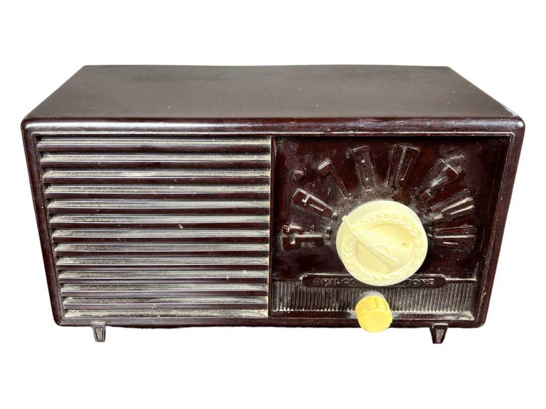 Vintage Philco Transitone Radio - Etsy
