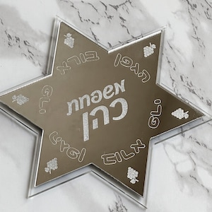Personalized Passover Kiddush Plate, Engraved Kiddush Cup Tray, Custom ...