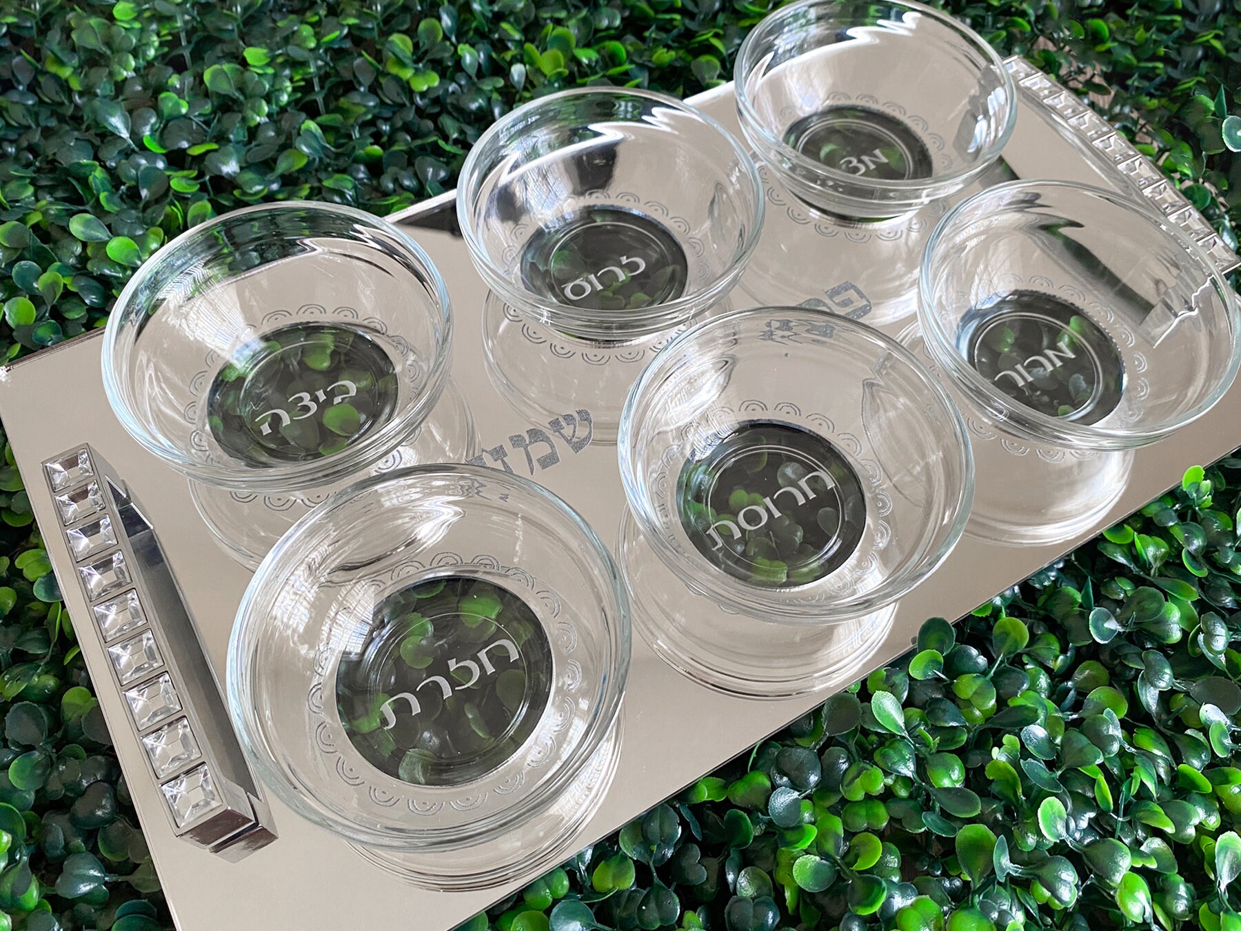 Passover Seder Plate, Acrylic Pesach Seder Tray, Modern Passover Tray ...