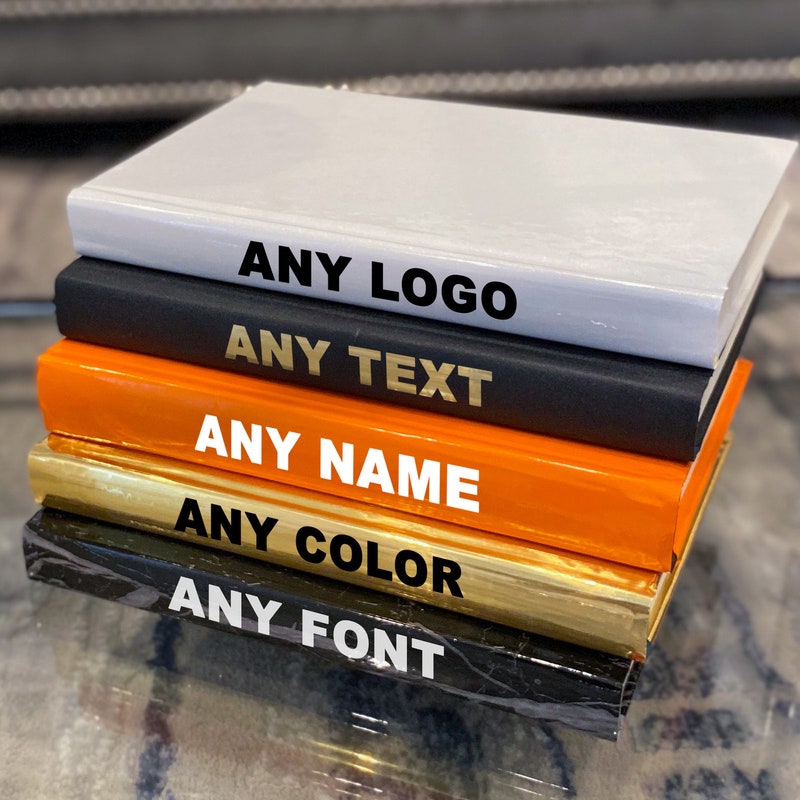 Stacked Books - Etsy