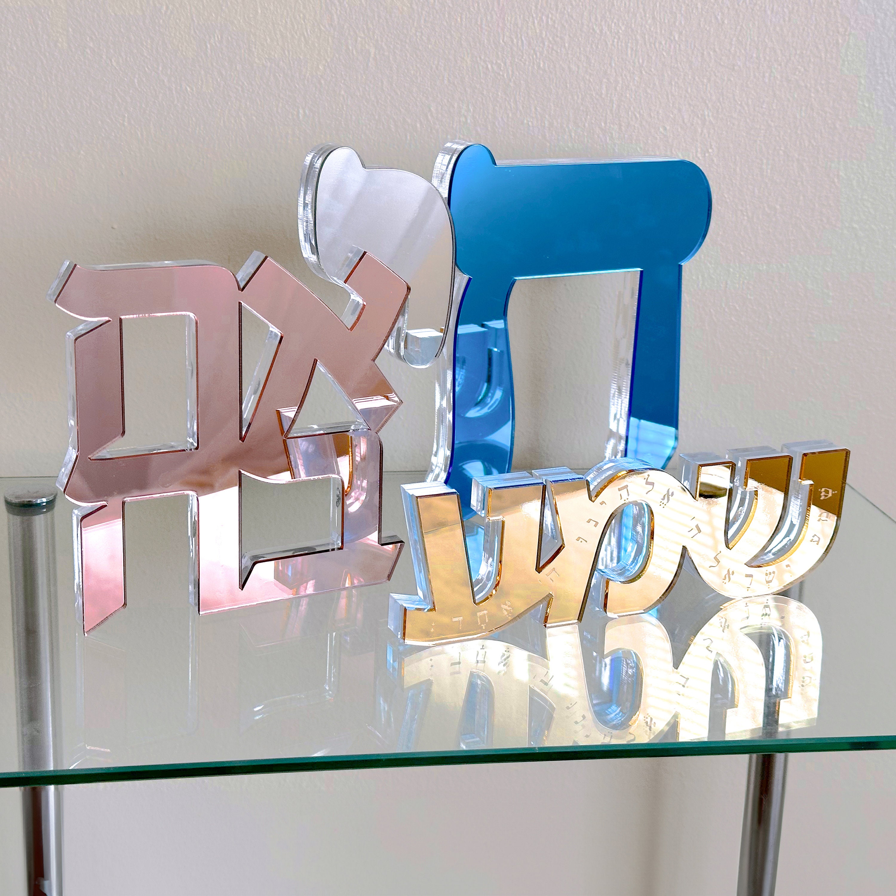 Shema Acrylic Sculpture, Shema Israel Blessing Art, Jewish Prayer Art ...