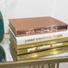 Personalized Luxury Stacked Books Home Decor, Fashion Designer ...