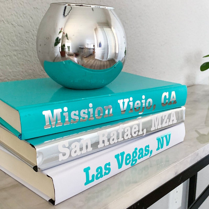 Designer Book Stack - Etsy