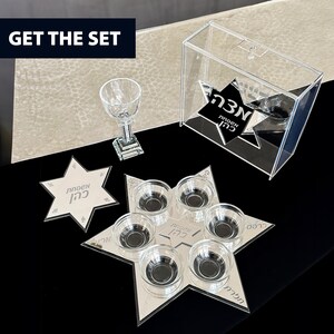 Personalized Passover Kiddush Plate, Engraved Kiddush Cup Tray, Custom ...