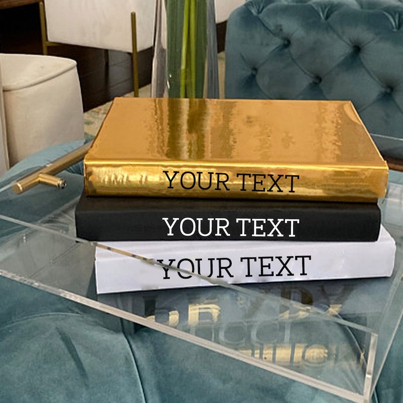 Designer Decorative Books - Etsy