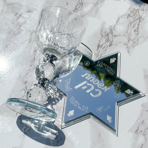 Personalized Passover Kiddush Plate, Engraved Kiddush Cup Tray, Custom ...