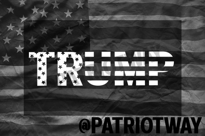 Trump Flag Vinyl Decal. Truck Window Sticker. America Decal. Donald ...