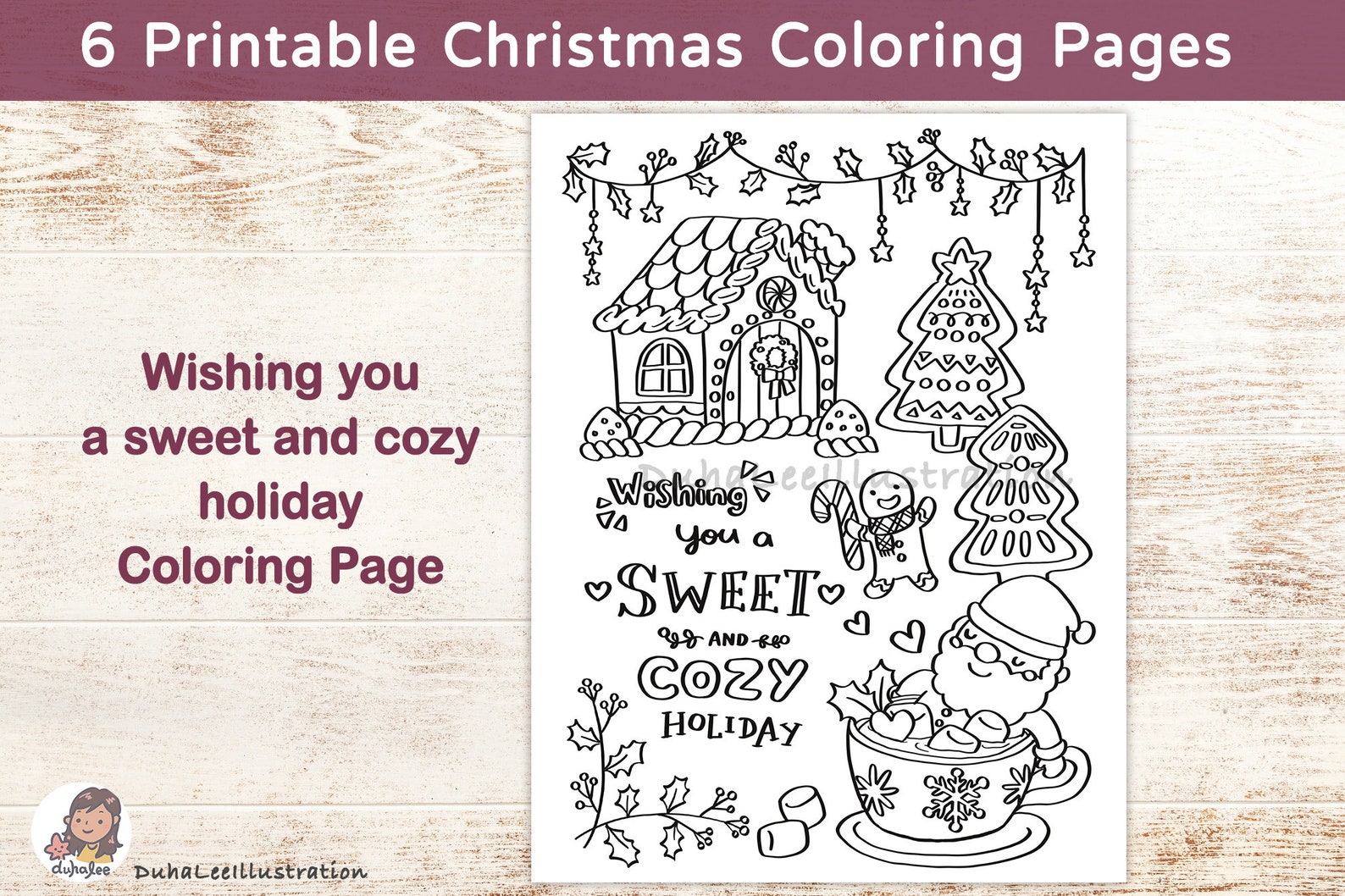 Printable Christmas Bible Verse Coloring Pages Merry - Etsy