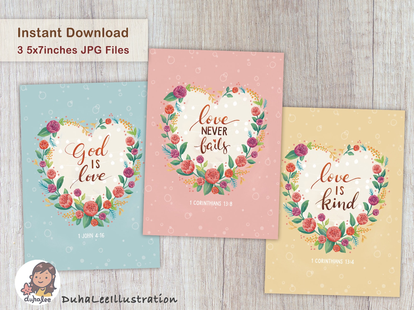 Printable Christian Valentine's Day Card | Kids School Card | Bible ...
