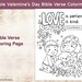Printable Valentine's Day Bible Verse Coloring Pages, Scripture ...