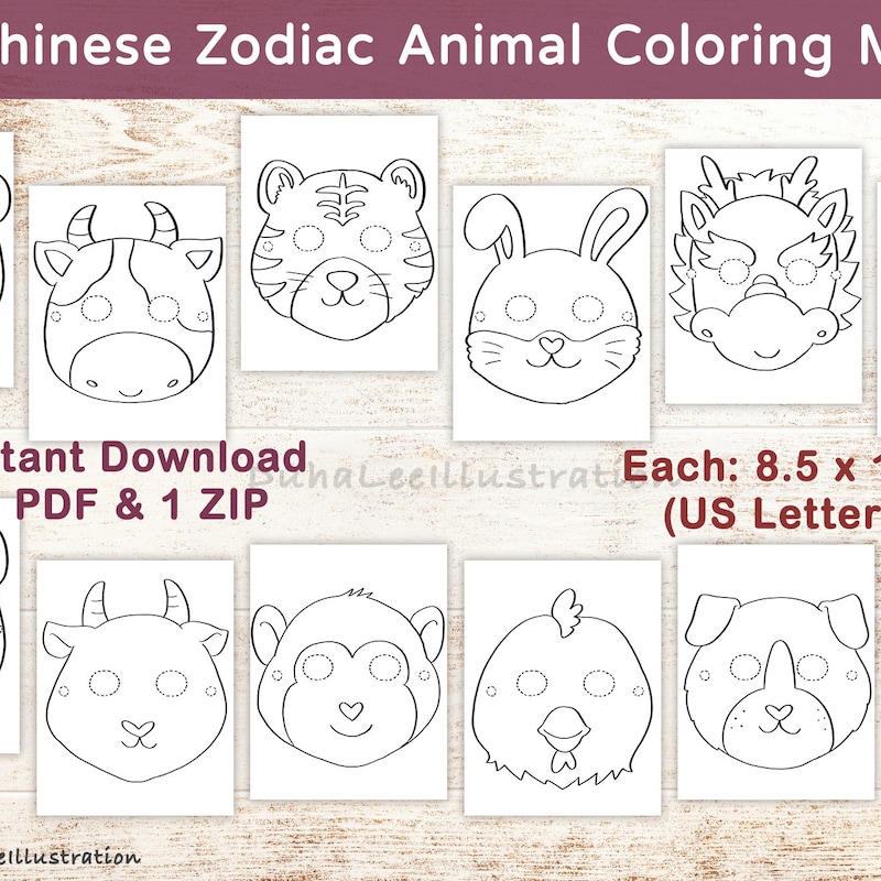 Chinese Zodiac Craft - Etsy