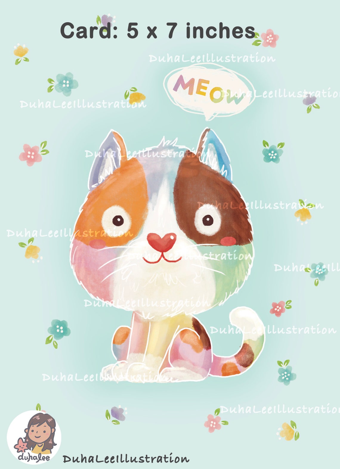 Printable Cat Nursery Kids Room Decor Pastel Kitty - Etsy