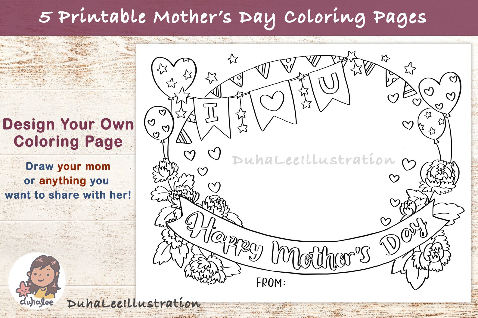 Printable Mother's Day Bible Verse Coloring Pages, Mother's Day ...