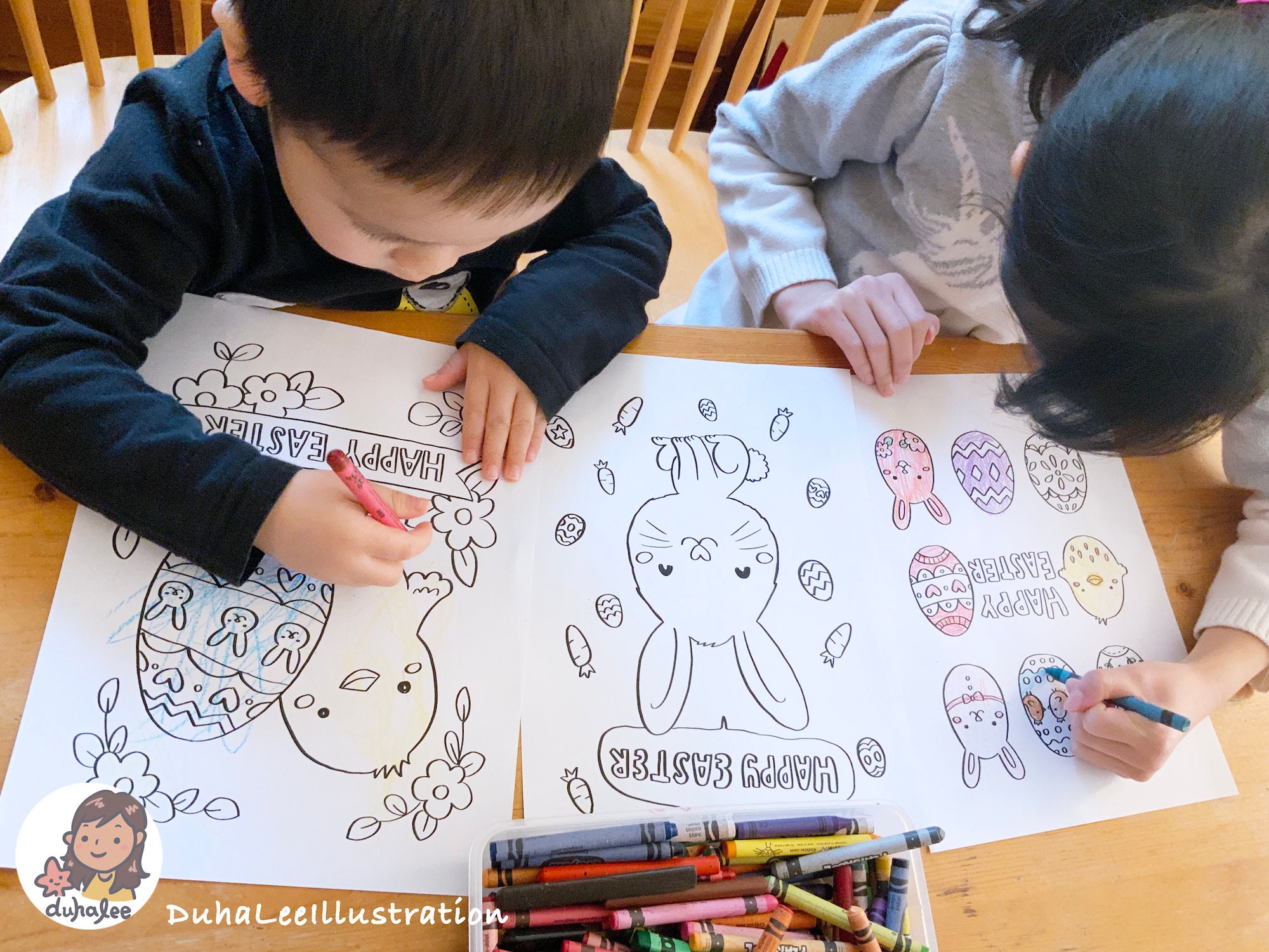Easter Printable Coloring Pages, Easter Religious Coloring Placemat ...