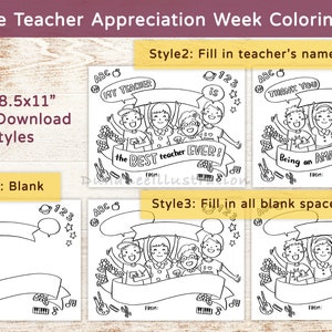 Printable Teacher Appreciation Week Coloring Pages, Teacher ...