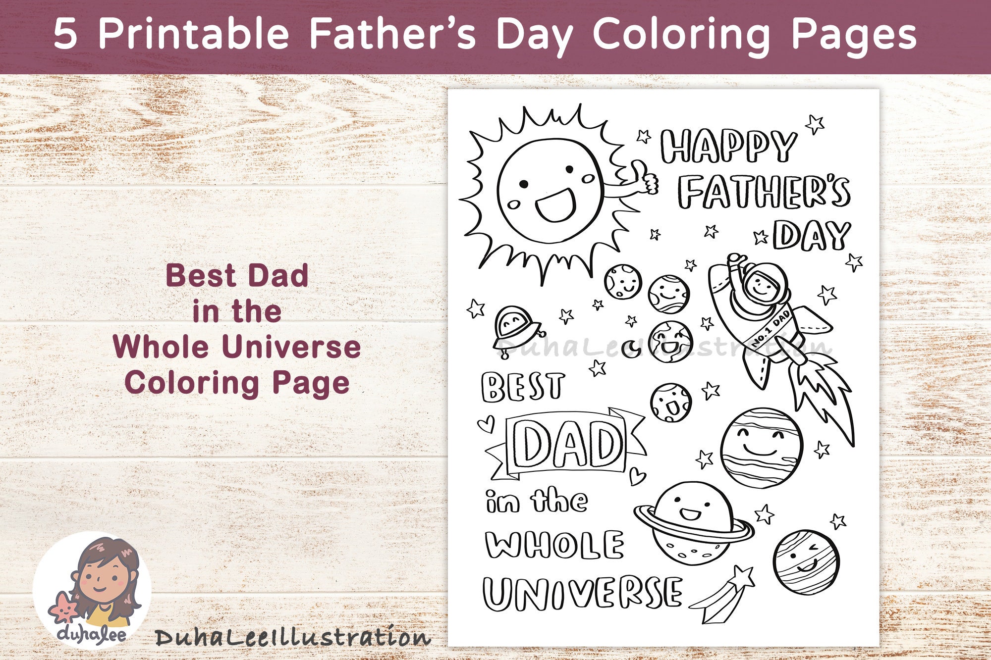 Printable Father's Day Bible Verse Coloring Pages - Etsy UK